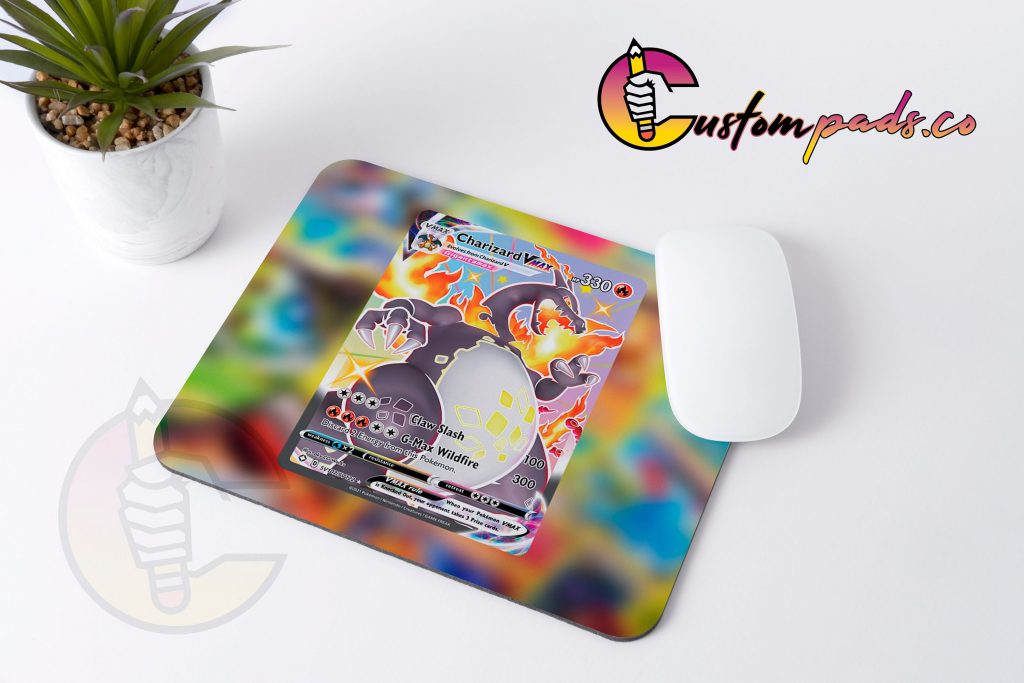 Pokemon Mousepads - Shiny Charizard Card Pokemon TCG Mousepad ...