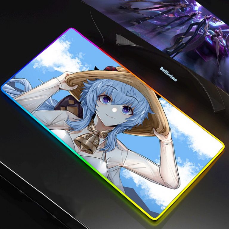 Genshin Impact Mousepads - Diluc And Ganyu Mousepad | Anime Mousepads